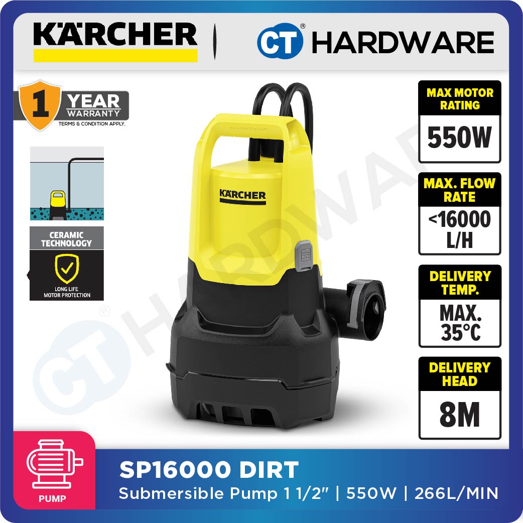 Karcher SP 16.000 DIRT Submersible Pump Malaysia – CT Hardware Online