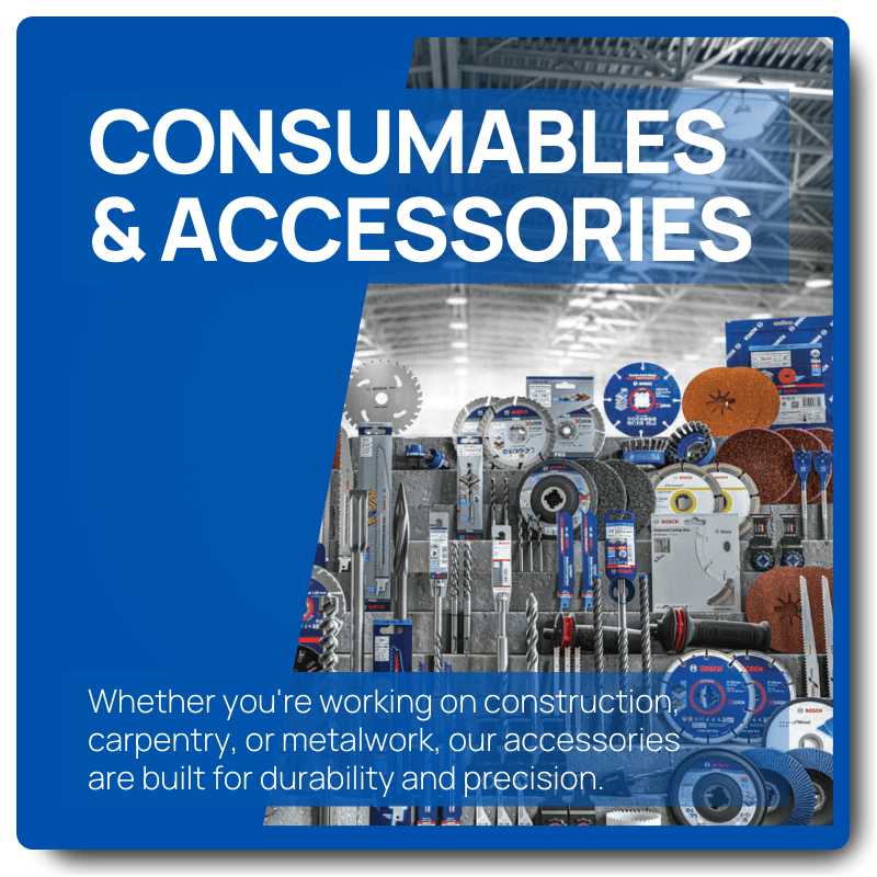 Consumables & Accessories | Drill Bits, Saw Blades, Abrasives & More – CT Hardware Online