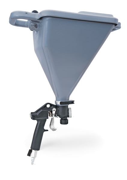 GRACO SPRAY TEXTURE HOPPER GUN 5.7L C/W 4/6/8/12MM SPRAY NOZZLE 245924 ...