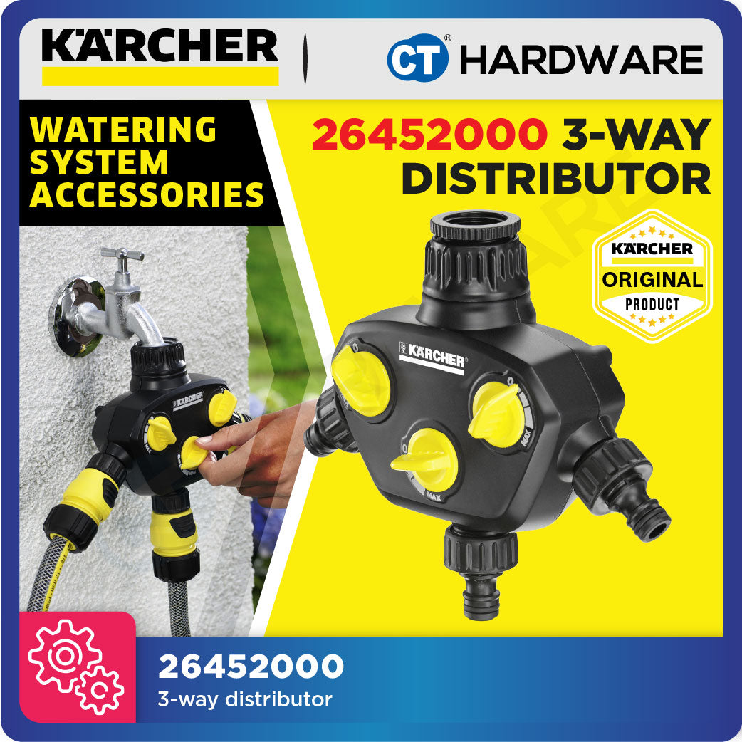 Karcher 26452000 Three Way Tap Adaptor – CT Hardware Online