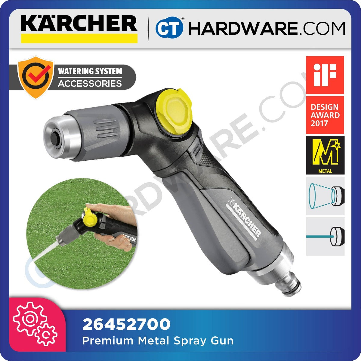 Karcher 26452700 Metal spray gun Premium – CT Hardware Online