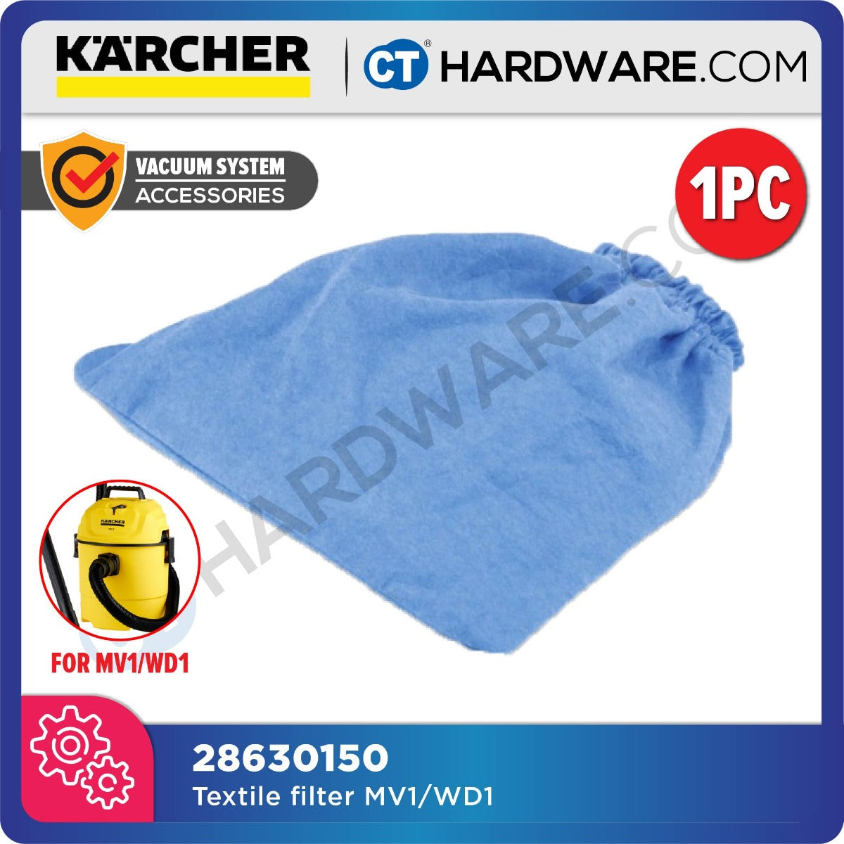 Karcher 28630150 Textile Filter MV 1/WD 1 – CT Hardware Online