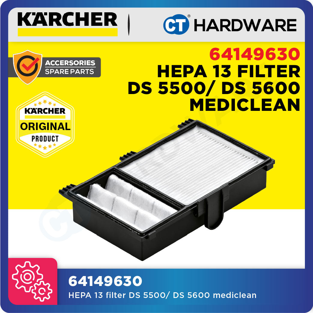 Karcher 64149630 Filtre HEPA 13 for DS 5500 & 5600 – CT Hardware Online