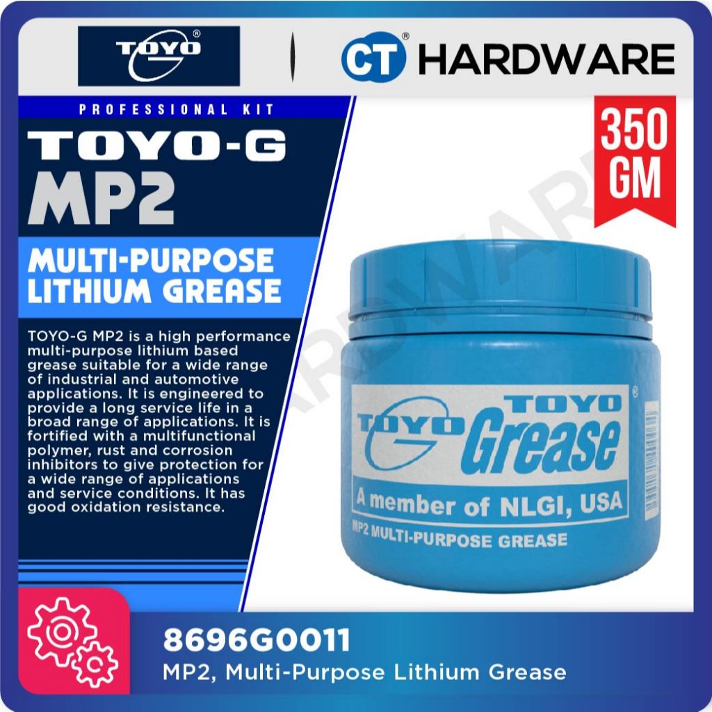 TOYO-G MP2 Multi Purpose Grease 350GM – All-in-One Lubricant – CT ...