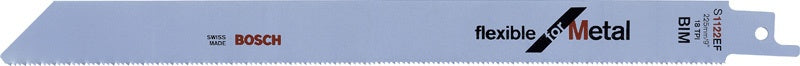 Bosch S1122EF Flush Cut Sabre Saw Blade - Flexible for Metal 260865602 ...