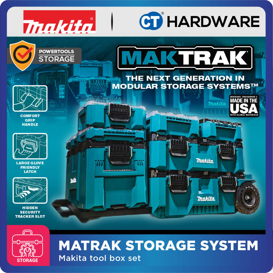 Makita Maktrak Modular Storage System – CT Hardware Online